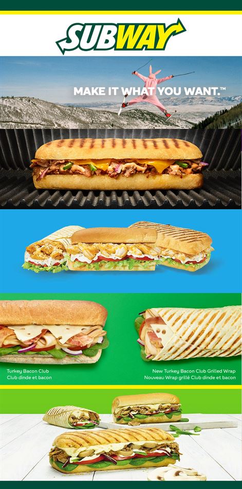 Subway Menu & Deals Canada
