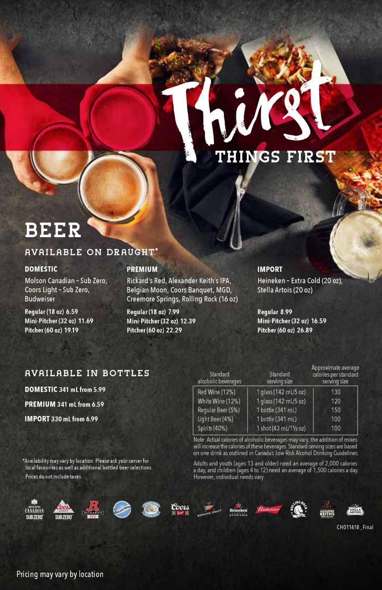 Shoeless Joe's Menu Prices & Specials
