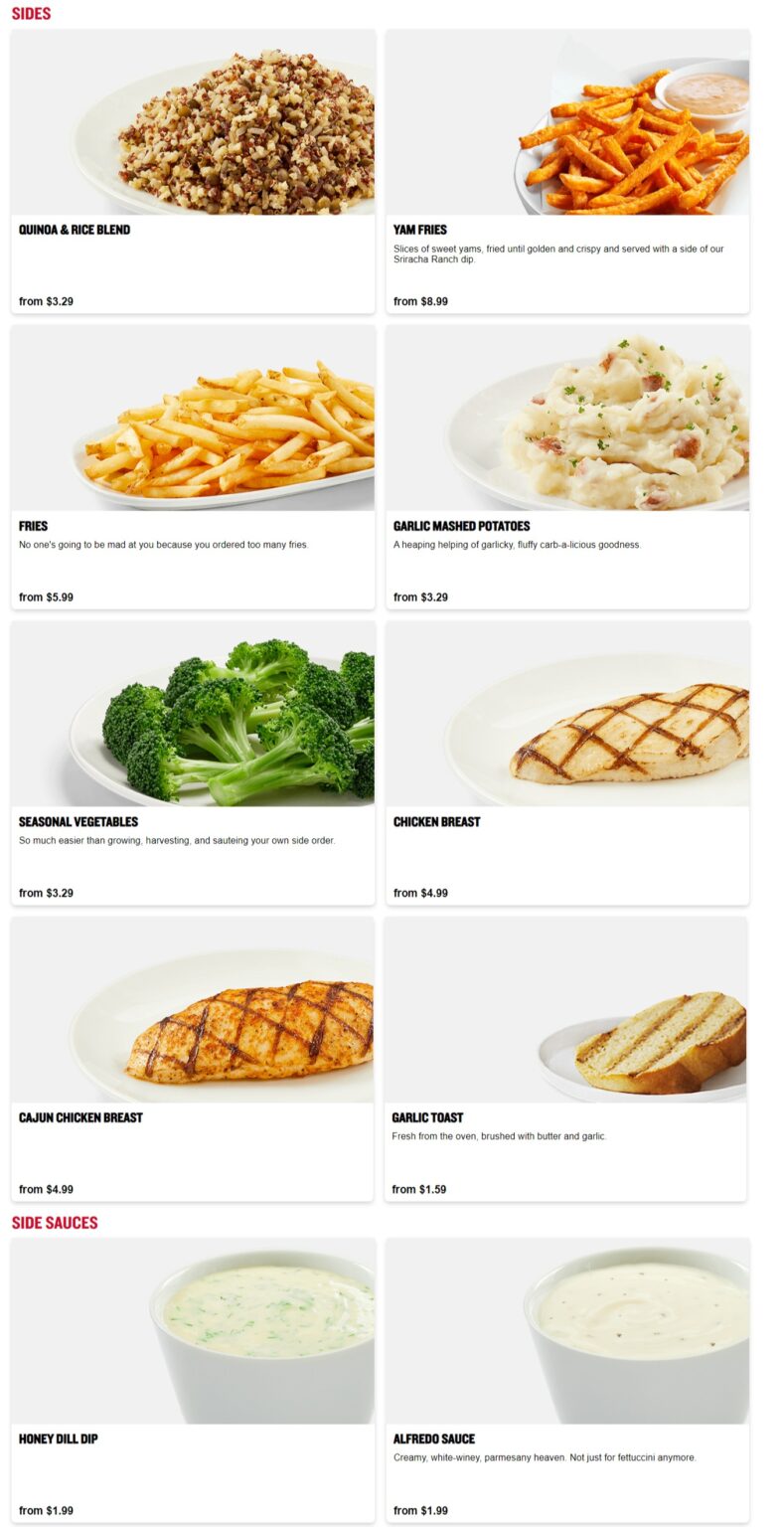 Boston Pizza Menu Prices Canada