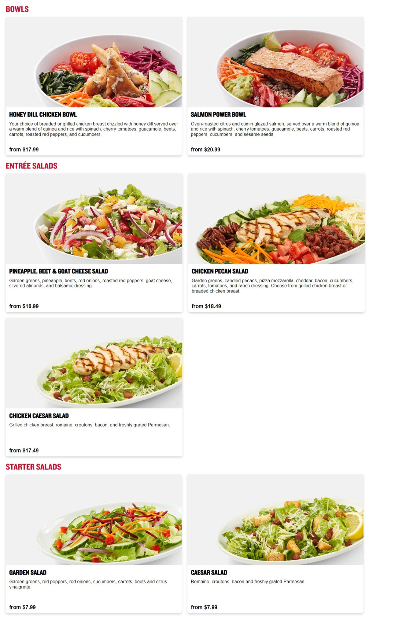 Boston Pizza Menu Prices Canada