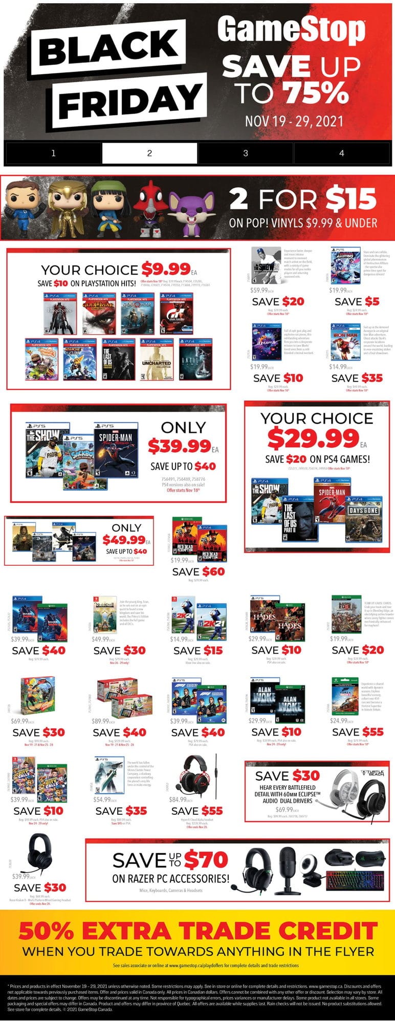 EB Games Black Friday Flyer 2022 - up to 75% OFF Sale