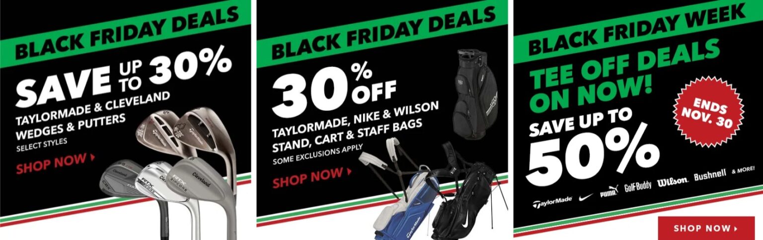 Golf Town Black Friday 2023 Sale Flyer