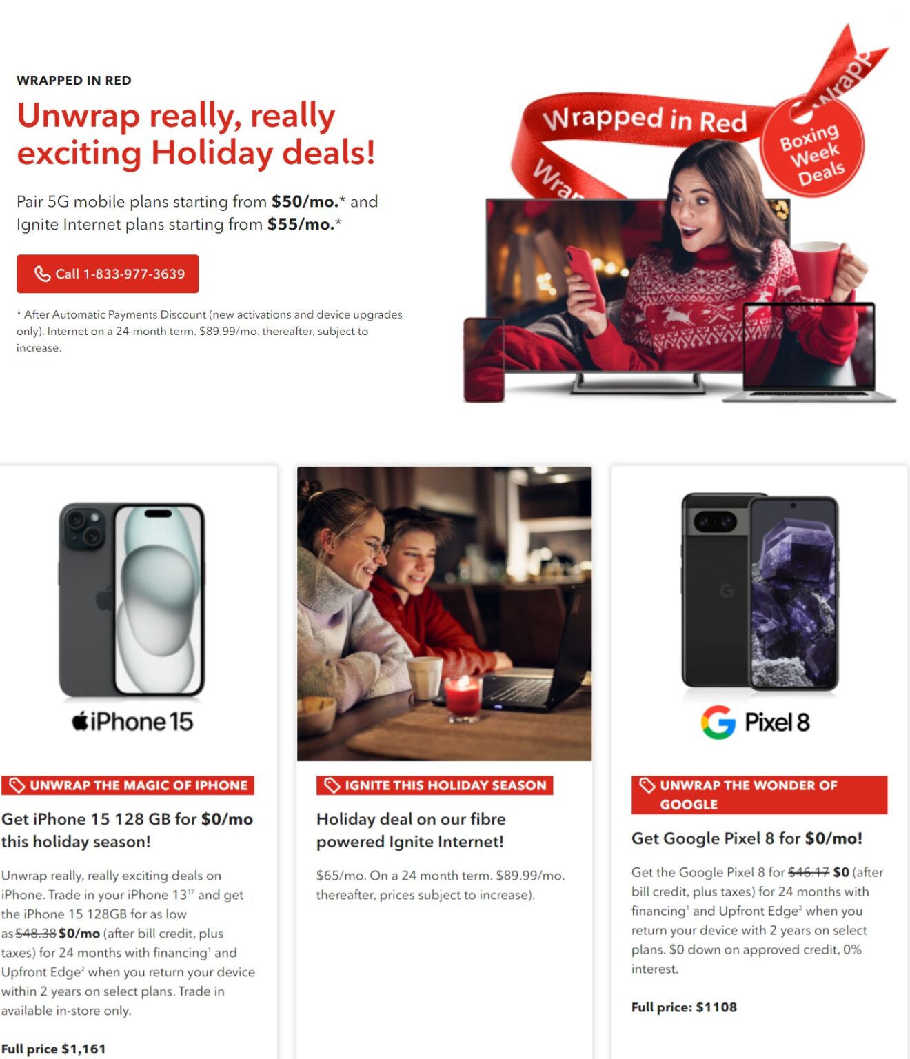 Rogers Boxing Day Sales 2025 - iPhone Sale