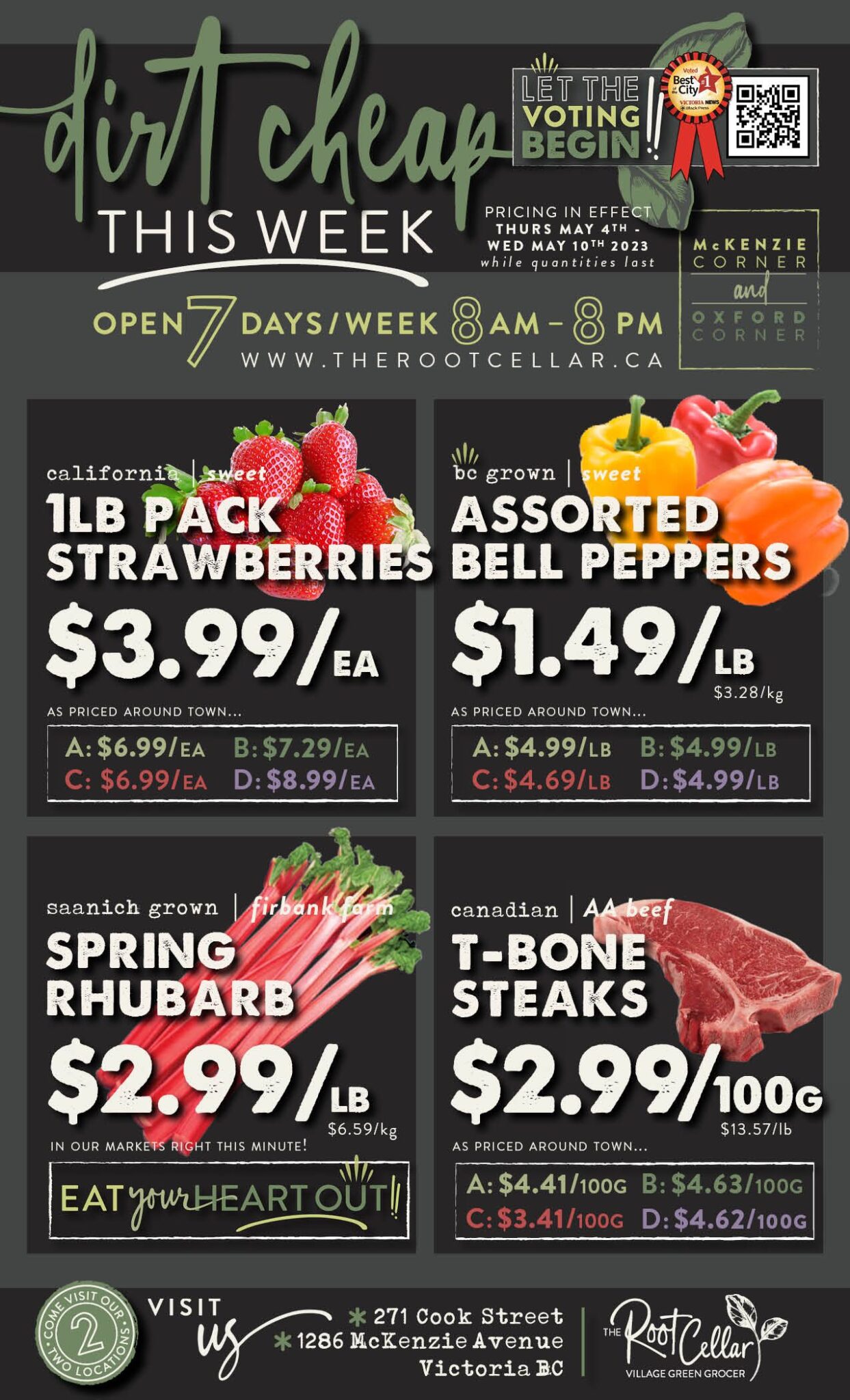 The Root Cellar Flyer Sale - Victoria, BC