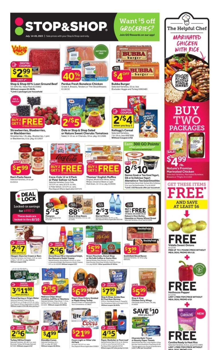 Stop and Shop Flyer for this week and next week