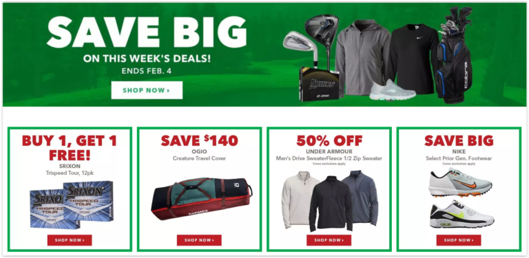 Golf Town Flyer