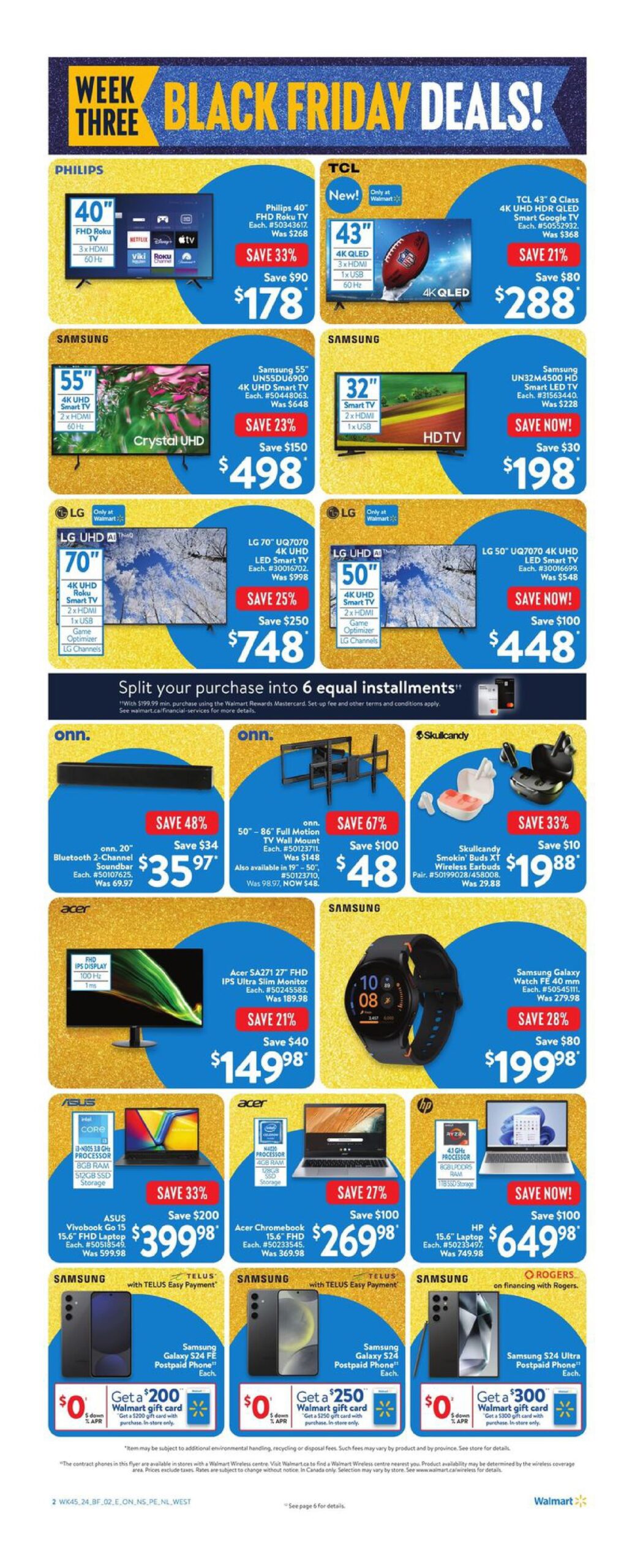 Walmart Black Friday Flyer Deals 2025 Canada