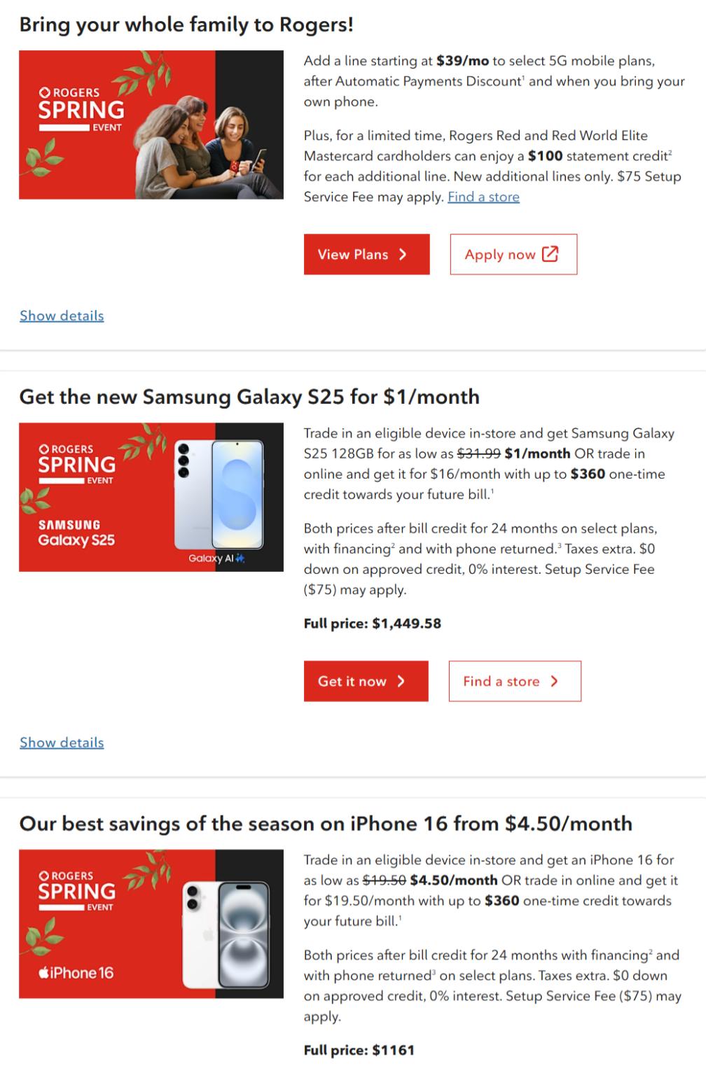 Rogers Deals - cell phone & internet Deals