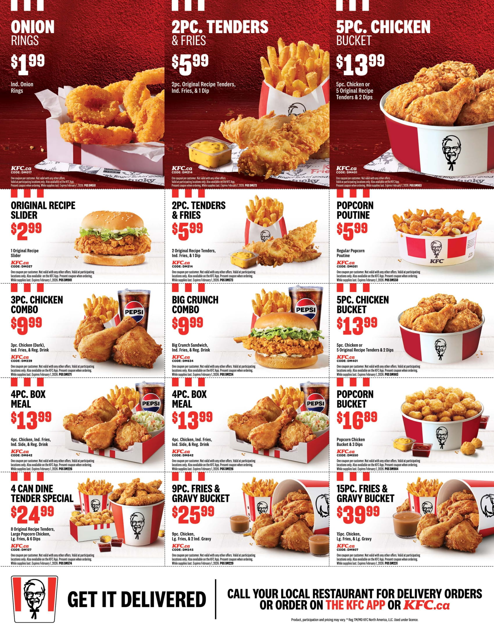 Kfc Canada Coupons Deals