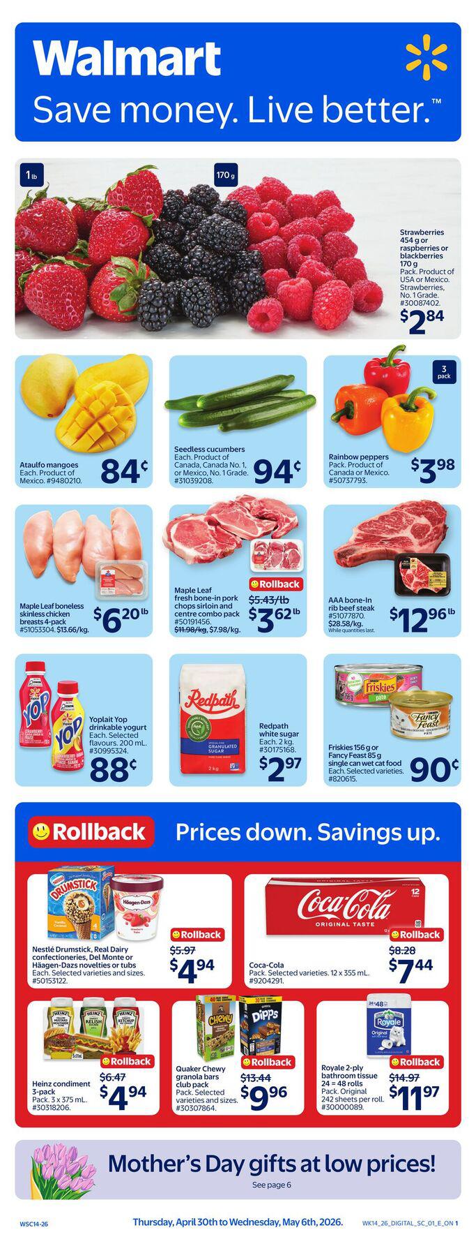 Walmart Flyer (West) May 7 - May 13, 2026