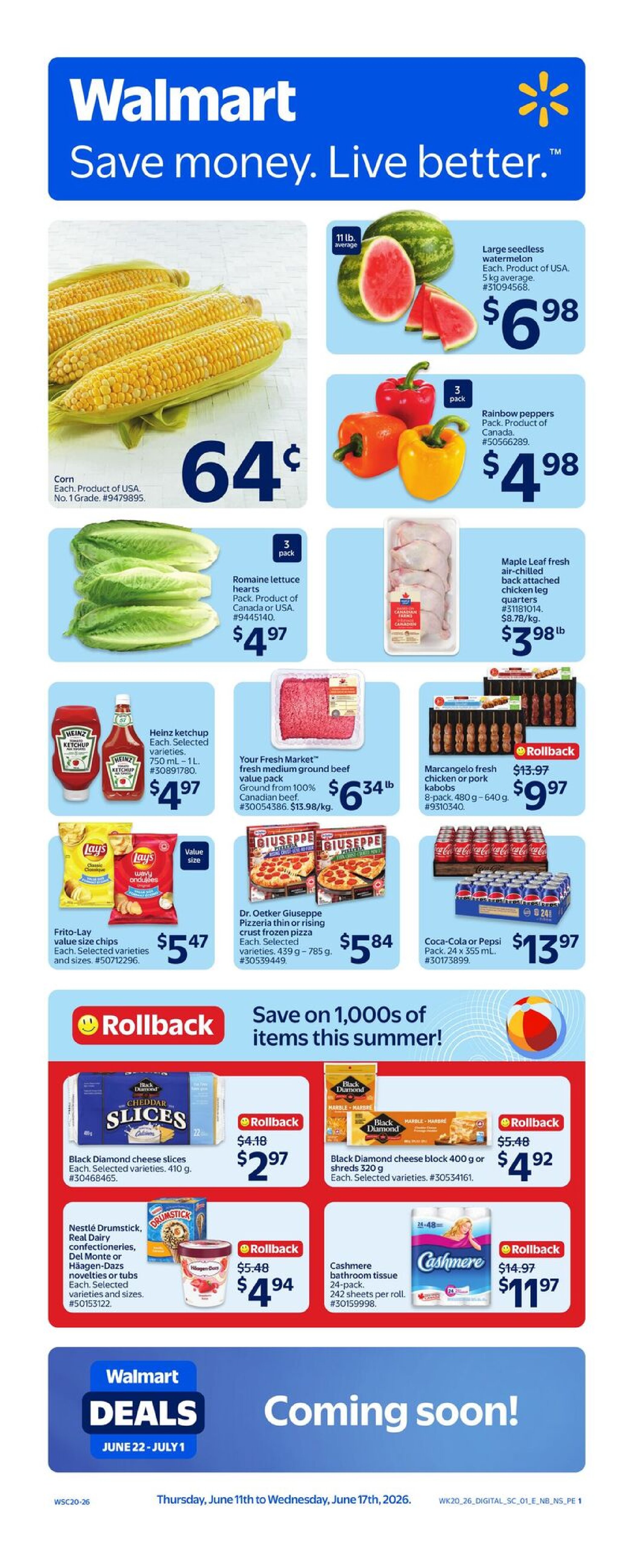 Walmart Flyer (Atlantic) June 11 - June 17, 2026
